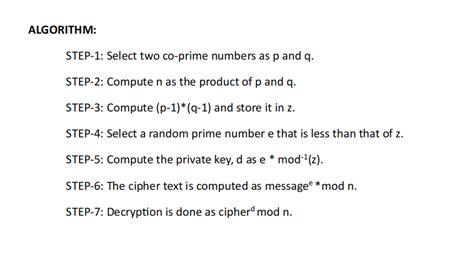 Solved To Write A Program To Implement The Rsa Encryption