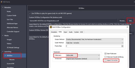 Fullscreen Dosbox Launchbox Community Forums