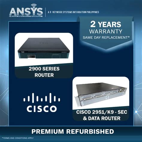 Cisco 2951 K9 Integrated Service Router Premium Refurbished Lazada Ph