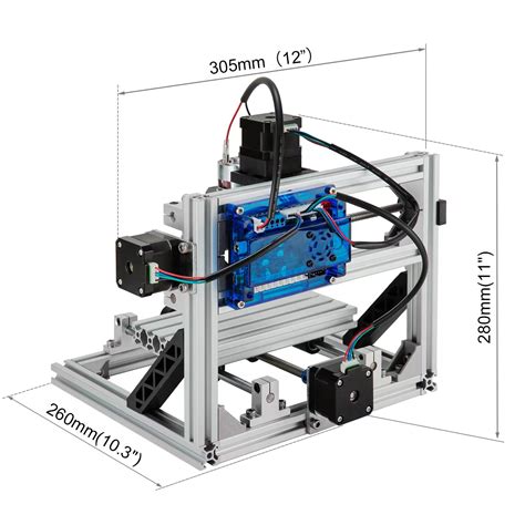 1610 Cnc Router Engraving Machine For Wood Carving Diy Metal Cutting