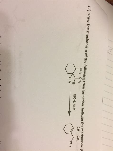 Solved Draw the mechanism of the following transformation. | Chegg.com