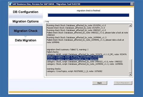 Solved Hana Database Migration Issue Sap Community