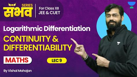 Continuity And Differentiability Class 12 Logarithmic Differentiation🔥 Ex 5 Maths Ch 5