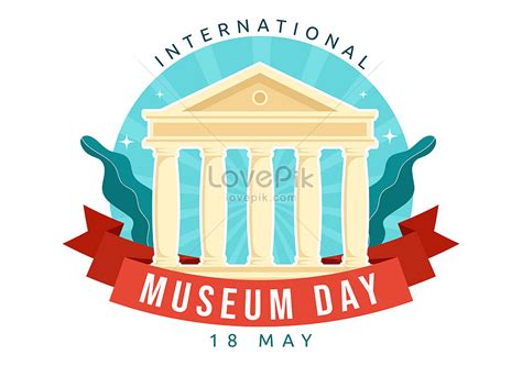 국제 박물관의 날 일러스트레이션 일러스트 무료 다운로드 Lovepik