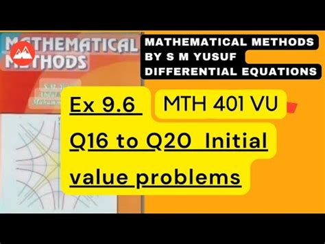 Initial Value Problem linear Differential Equation | Bernoulli initial value problem - YouTube