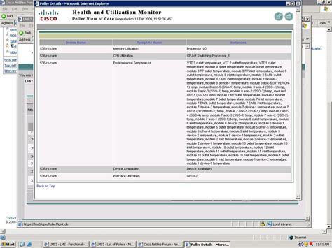 HUM Polling Not Working Page Cisco Community