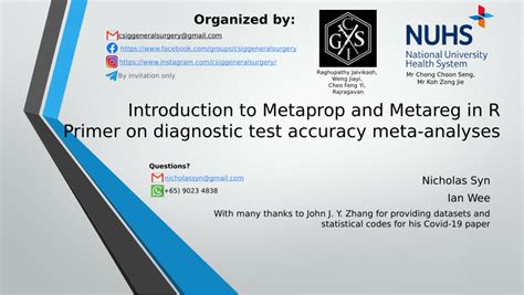 Pdf Systematic Review And Meta Analysis Workshop Day 2 Meta