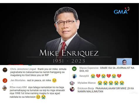 Journalists, celebrities, at Pinoy viewers, nagluluksa sa pagpanaw ni ...