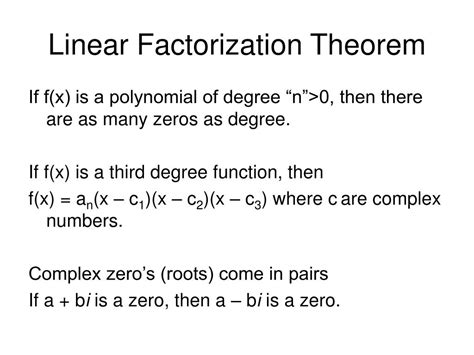 Ppt 25 Zeros Of Polynomial Functions Powerpoint Presentation Free