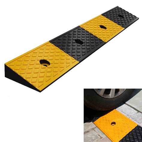 Nisorpa 2 Rise Rubber Curb Ramp Heavy Duty Loading