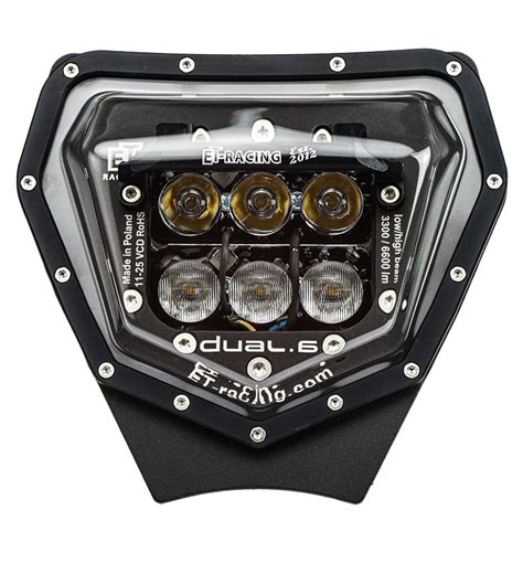Led Lamp Headlight Dual6 Ktm 150 500cc 2024 Up Tbi Exc Fxcxc F Only