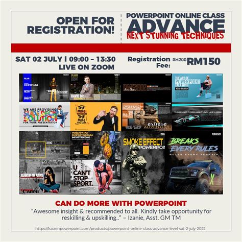 📢 Kelas Online Powerpoint Advance Kaizen Powerpoint
