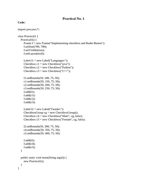 Ajp Pr 1 Pdf Object Oriented Programming Computer Engineering