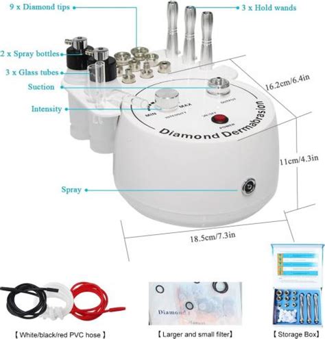 Freyara 3in1 Professional Diamond Micro Dermabrasion Device For Face
