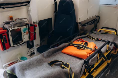 Premium Photo Ambulance Interior Details Emergency Equipment And