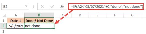 Using If Function With Dates In Excel Easy Examples