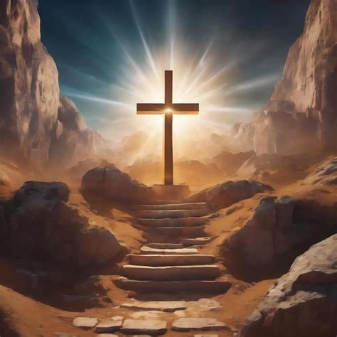 Premium Photo Symbol Of Resurrection Elegant Abstract Background With