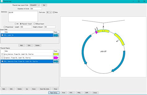 In Silico Biology Com Imc F06f Draw A Plasmid Map With Restriction