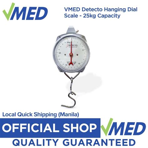 Detecto Hanging Dial Scale 25kg Capacity Health And Nutrition Health