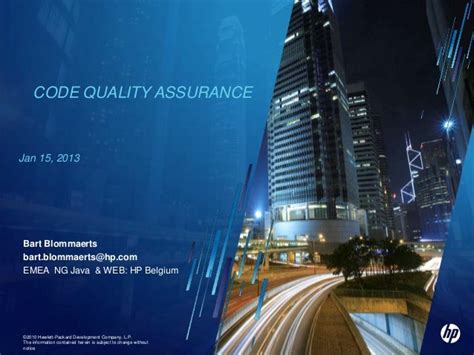 code quality assurance
