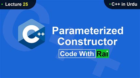25 parameterized constructor in c youtube