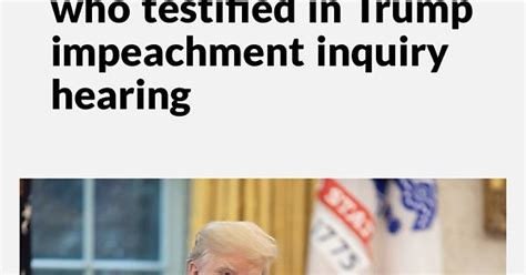 Alexander Vindman Is A Us Army Official And The Director Of European