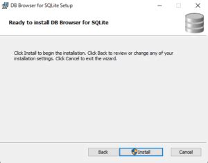 PythonSQLite3のためにDB Browser for SQLiteをインストール