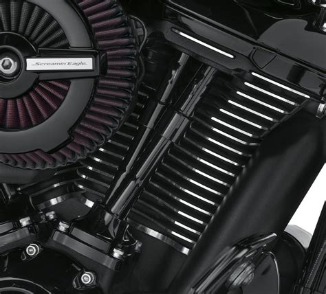 Harley Davidson Pushrod Cover Kit Gloss Black