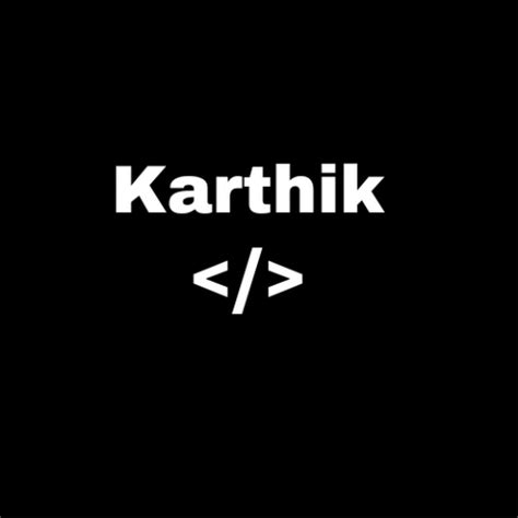 Karthik Code Youtube