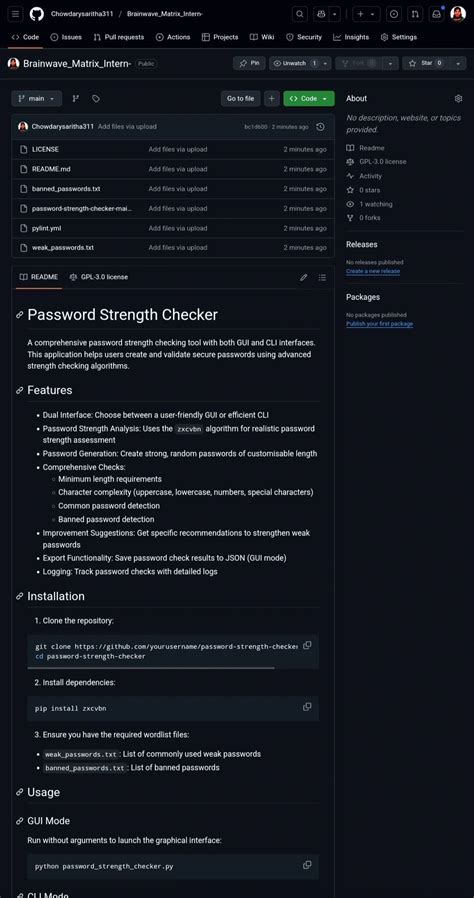 Cybersecurity Passwordsecurity Cyberattacks Githubproject Saritha Chowdary