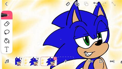Comodesenhar Sonic Flipaclip Sonic Animation Youtube