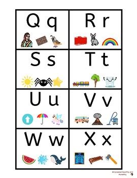 Alphabet Flashcards By EmpoweredTeachingandParenting TPT