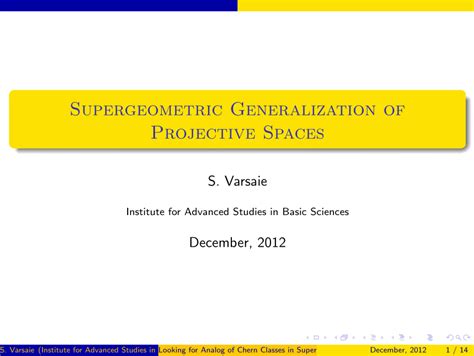 Pdf Supergeometric Generalization Of Projective Spaces