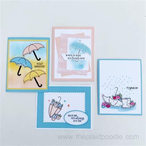 Online Card Making Classes The Plaid Poodle Papercrafting Company