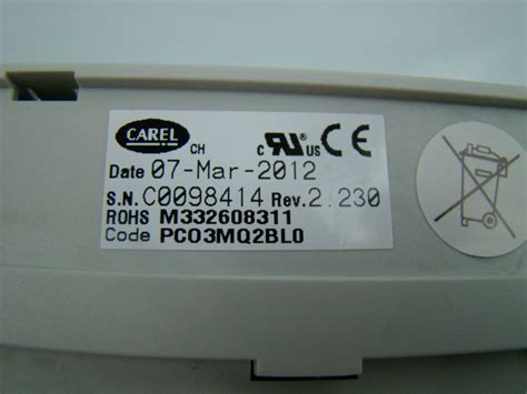 Carel Mcquay 24v Microtech Ii Chiller Controller Pco3mq2bl0 Ebay