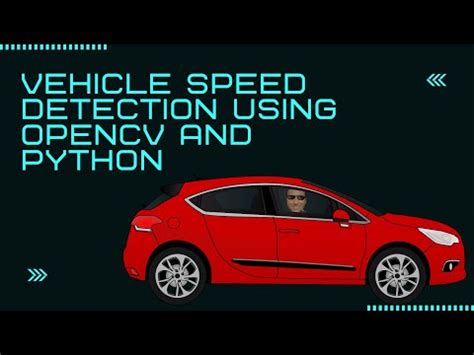 Vehicle Speed Detection Using OpenCV And Python Complete Tutorial Hindi YouTube