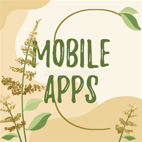 Conceptual Display Mobile Apps Business Approach A Software Application Designed To Run On