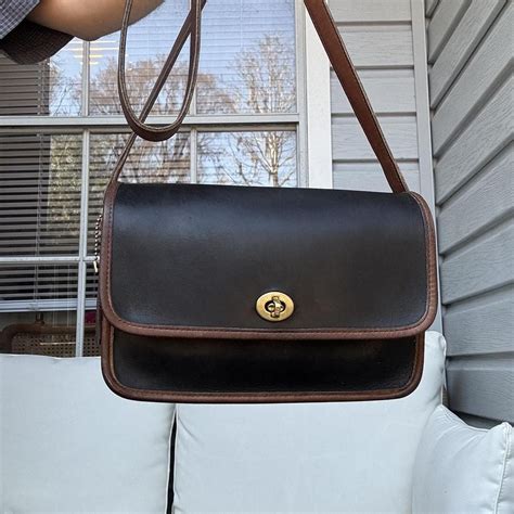Beautiful Rare Vintage 80s90s Coach Compartment Depop Vintage