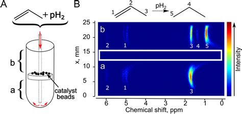 A Scheme Of The Reactor Ii With 07 Ptsio2 Catalyst B Spatially