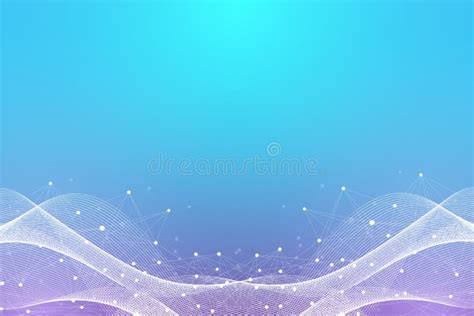 Big Data Visualization Geometric Abstract Background Visual Information Complexity Stock