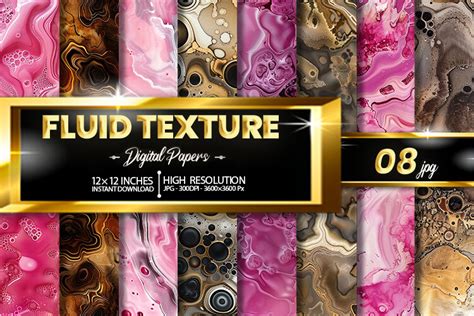 Fluid Texture Digital Papers Graphic By Hurairagraphics · Creative Fabrica