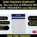 Task Tracker Work Template Tracker Printable Time Task Work Task Tracker Time Log Printable
