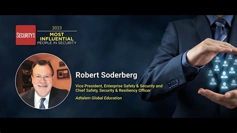 Robert Soderberg Most Influential People In Security 2023 Security Magazine