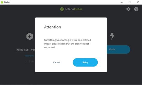 BalenaEtcher Portable Versions NOT Working On Haiku Image BalenaEtcher BalenaForums