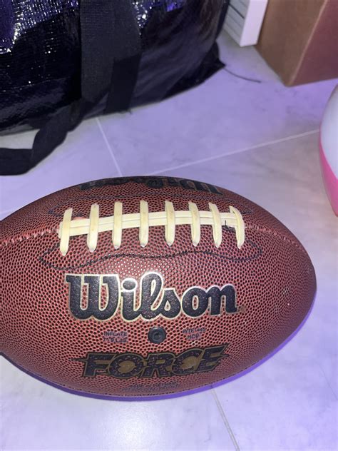 New Wilsons Nfl Force Deflated Football Wtf1445 Ebay