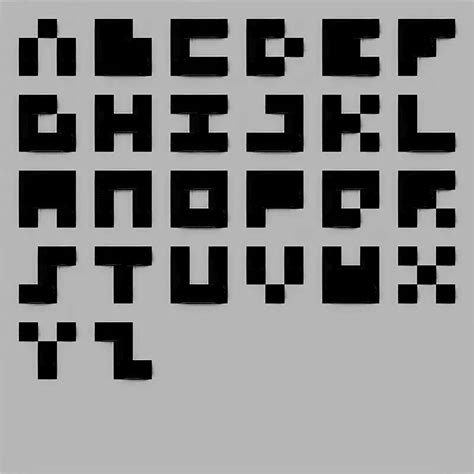 Генератор шрифта майнкрафт