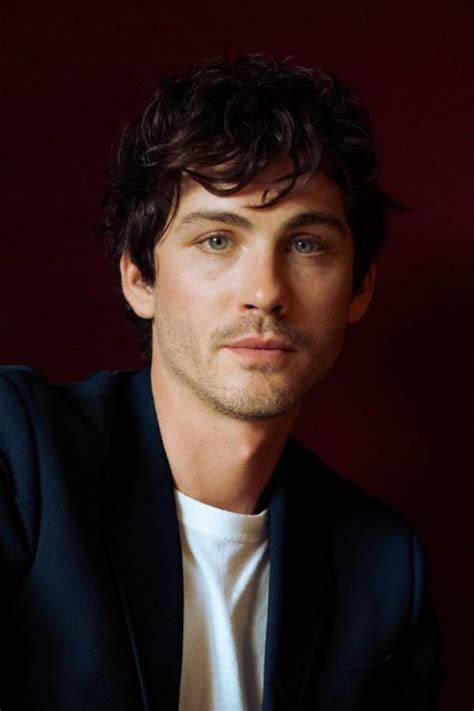 Logan Lerman Photoshoot Logan Lerman On Bullet Train Brad Pitt And