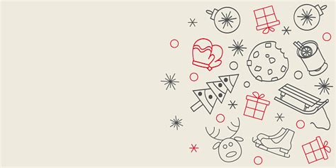 겨울 시간 라인아트 일러스트 크리스마스 라인 드로잉 모던 한 스타일의 새해 일러스트 손으로 스케치 포스터 배너 엽서 카드 템플릿 티셔츠 셔츠 벡터 Eps 10 겨울 시간