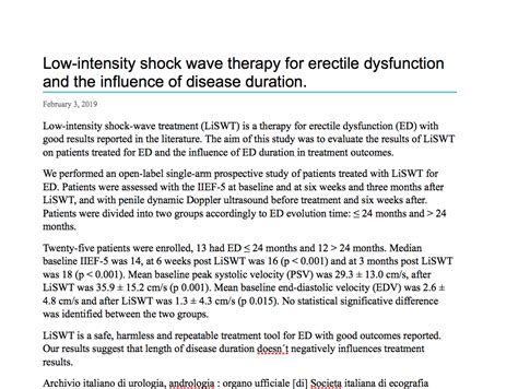 Clinical Research GAINSWave