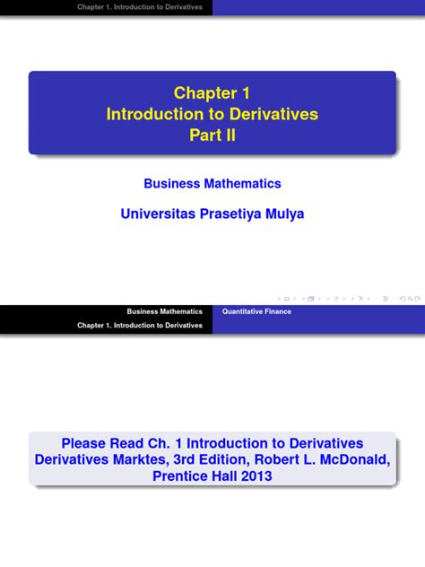 01 Ch 1 Intro To Derivatives Part 1 Pdf